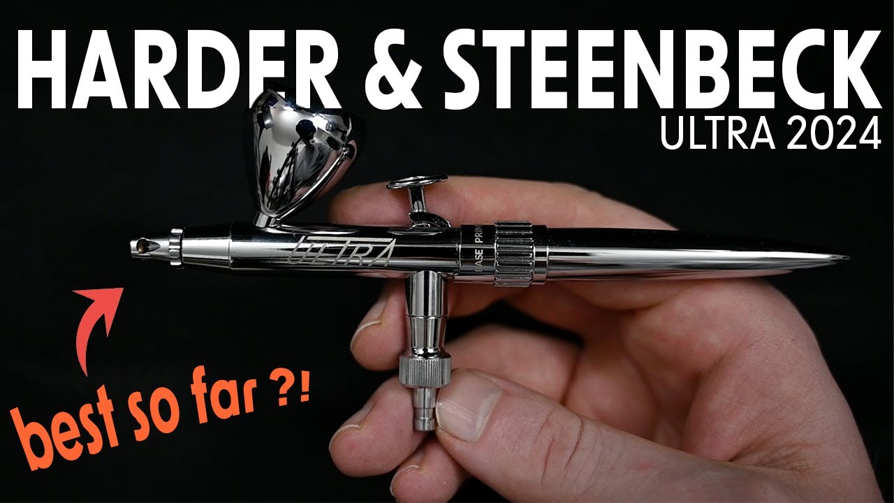 Harder & Steenbeck's NEWEST Airbrush! The ULTRA 2024 Review - YouTube