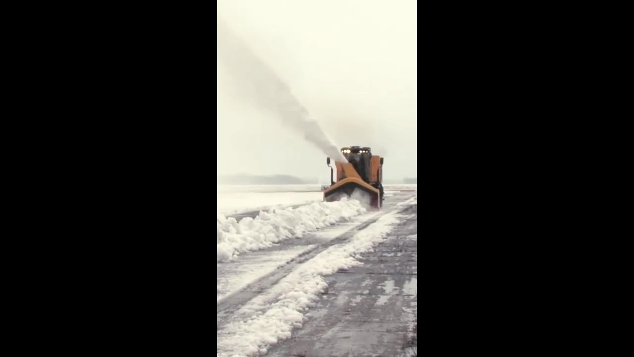 World’s Most Powerful Snow Blower ️ ️Snow Wolf SnowBlower #Shorts - YouTube