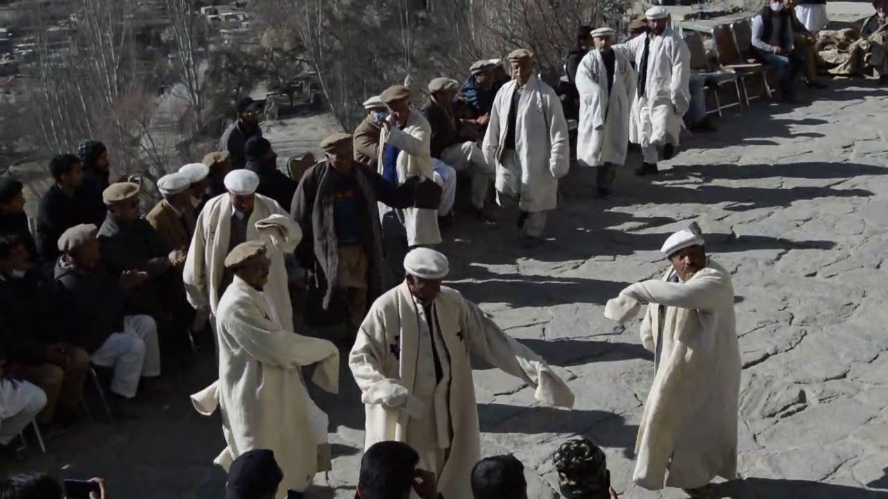 hareep dani | hareep | notables lambardars of Hunza valley performing Hunza traditional dance ...