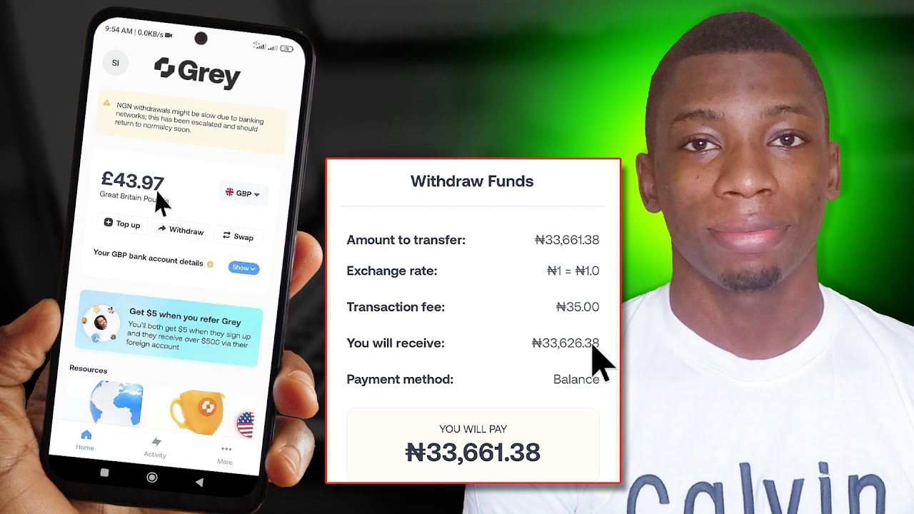 How To Withdraw from the Grey App - YouTube