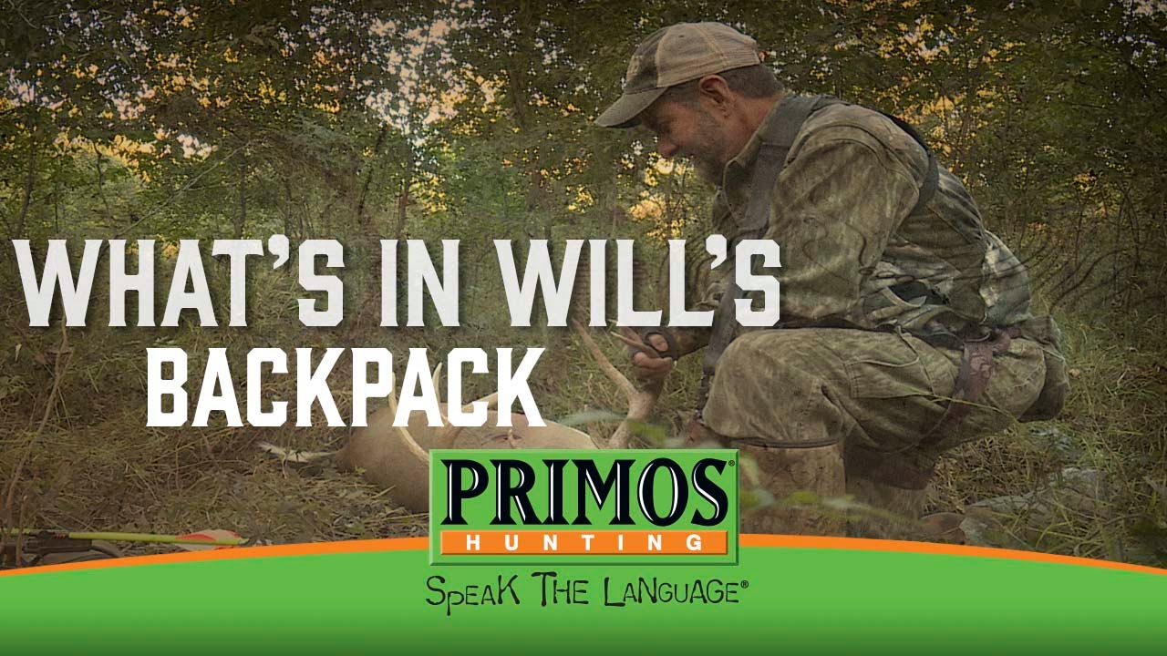 What's in Will Primos' Backpack? - YouTube