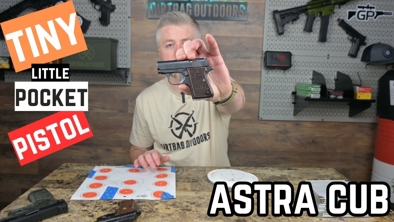 TINY Pocket Pistol | Astra Cub / Colt Jr - YouTube