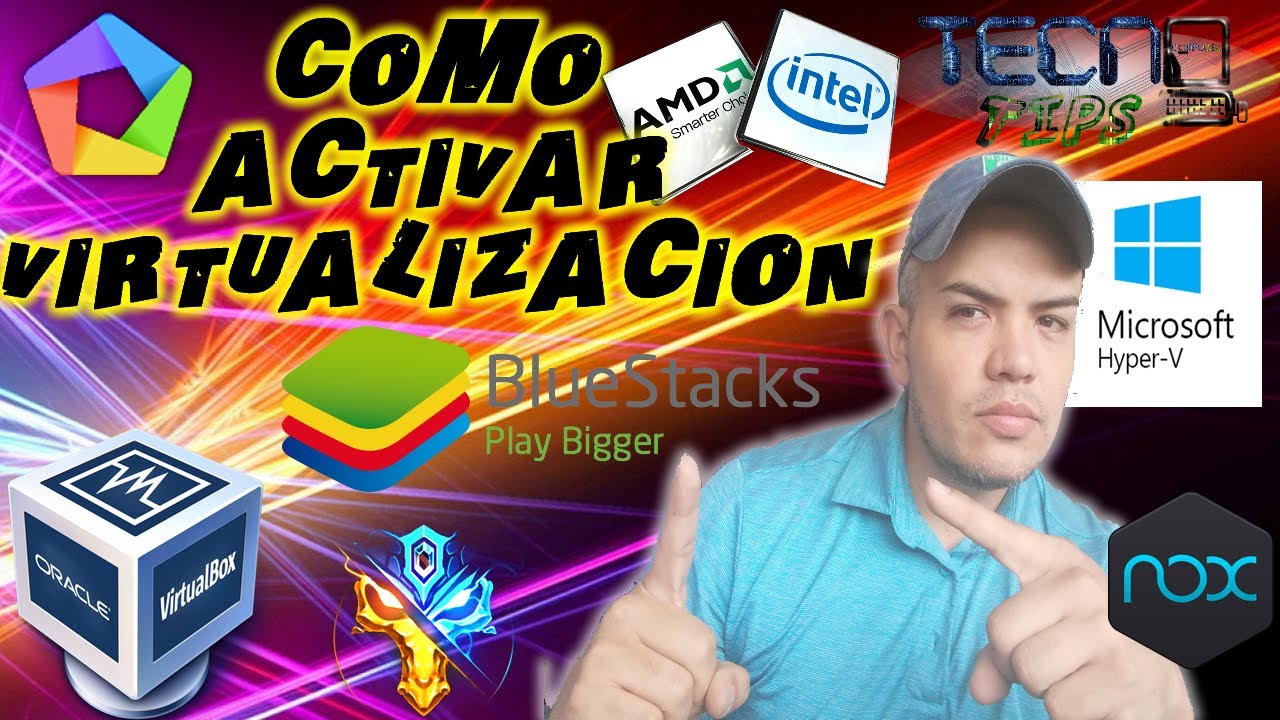 ACTIVAR VIRTUALIZACION WINDOWS 10 / COMO ACTIVAR VIRTUALIZACION / NOX / VT / BLUESTACKS ...