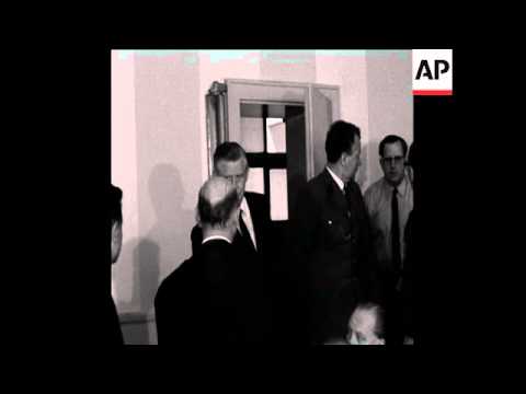 SYND 11 6 68 NAZI RE-TRIAL IN FRANKFURT
