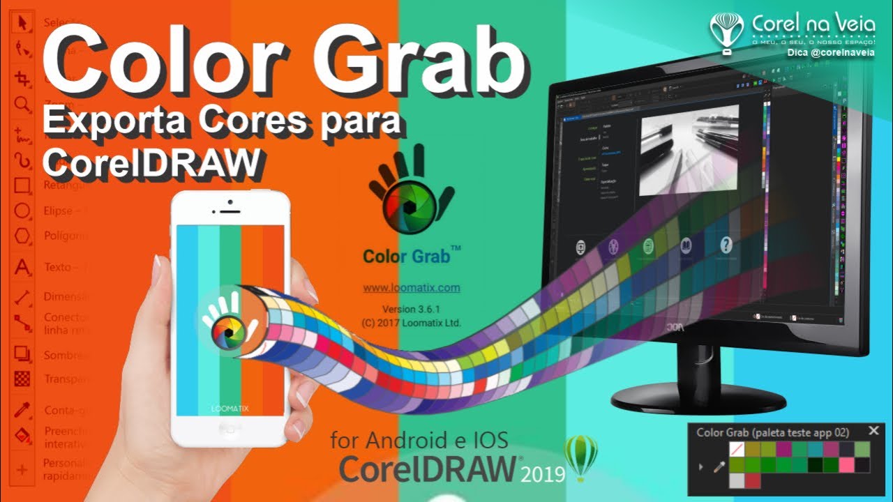 APP Color Grab Exporta Paletas de Cores para CorelDRAW 2019 PhotoSHOP ...