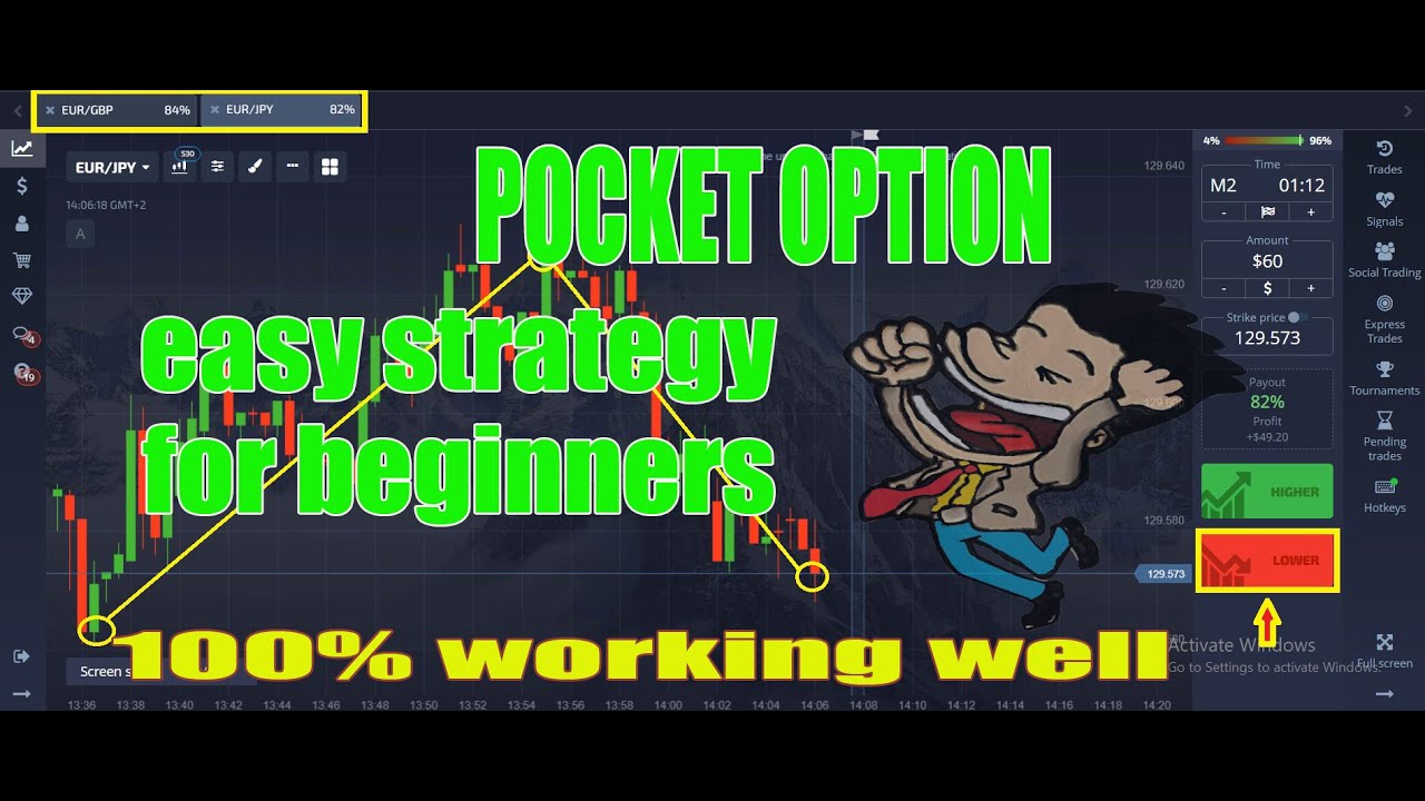 POCKET OPTION secret strategy || easy win for beginners | king trader ...