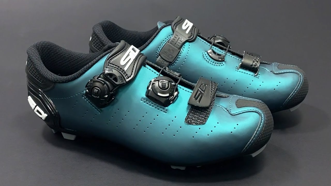 Sapatilha de Ciclismo Sidi Dragon 5 Matt Mega Carbon MTB Verde - YouTube