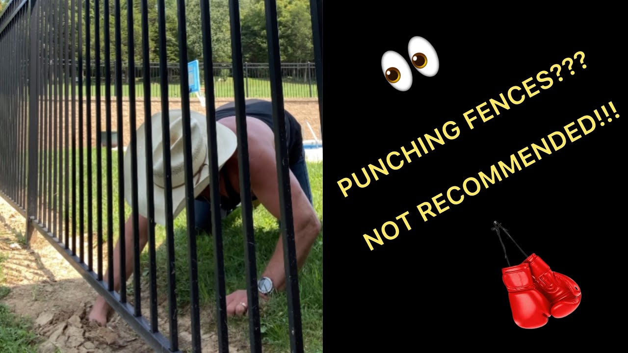 Punching Fences??? NOT RECOMMENDED!!! - YouTube