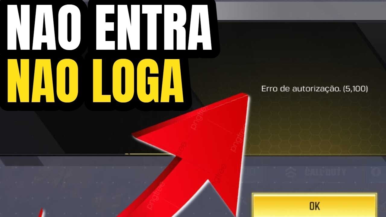 URGENTE NÃO ENTRA NO COD MOBILE NÃO CONSIGO FAZER LOGIN CALL OF DUTY ...