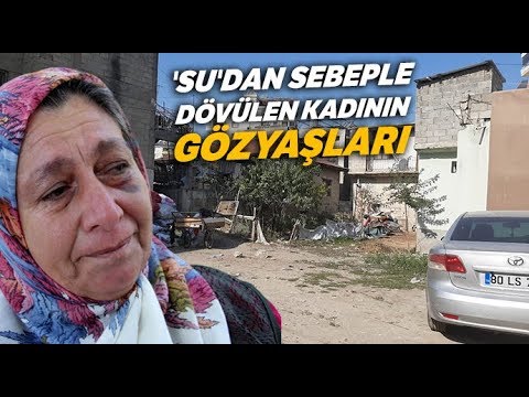 Komşusu Tarafından Darp Edilen Kadın Gözyaşlarını Tutamadı