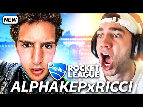 Ricci plays Rocket League with AlphaKep! - YouTube