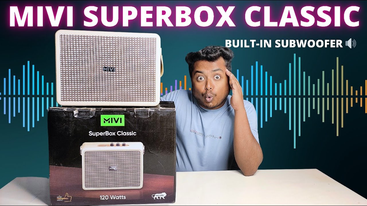 MIVI Superbox Classic 120W Portable Speaker🔥- Built-in Subwoofer🎵 ...