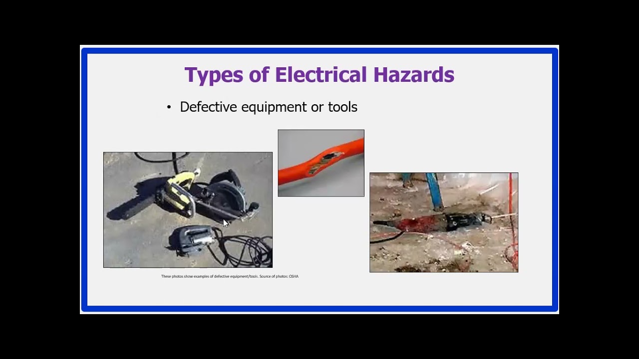 Electrical Hazards Examples
