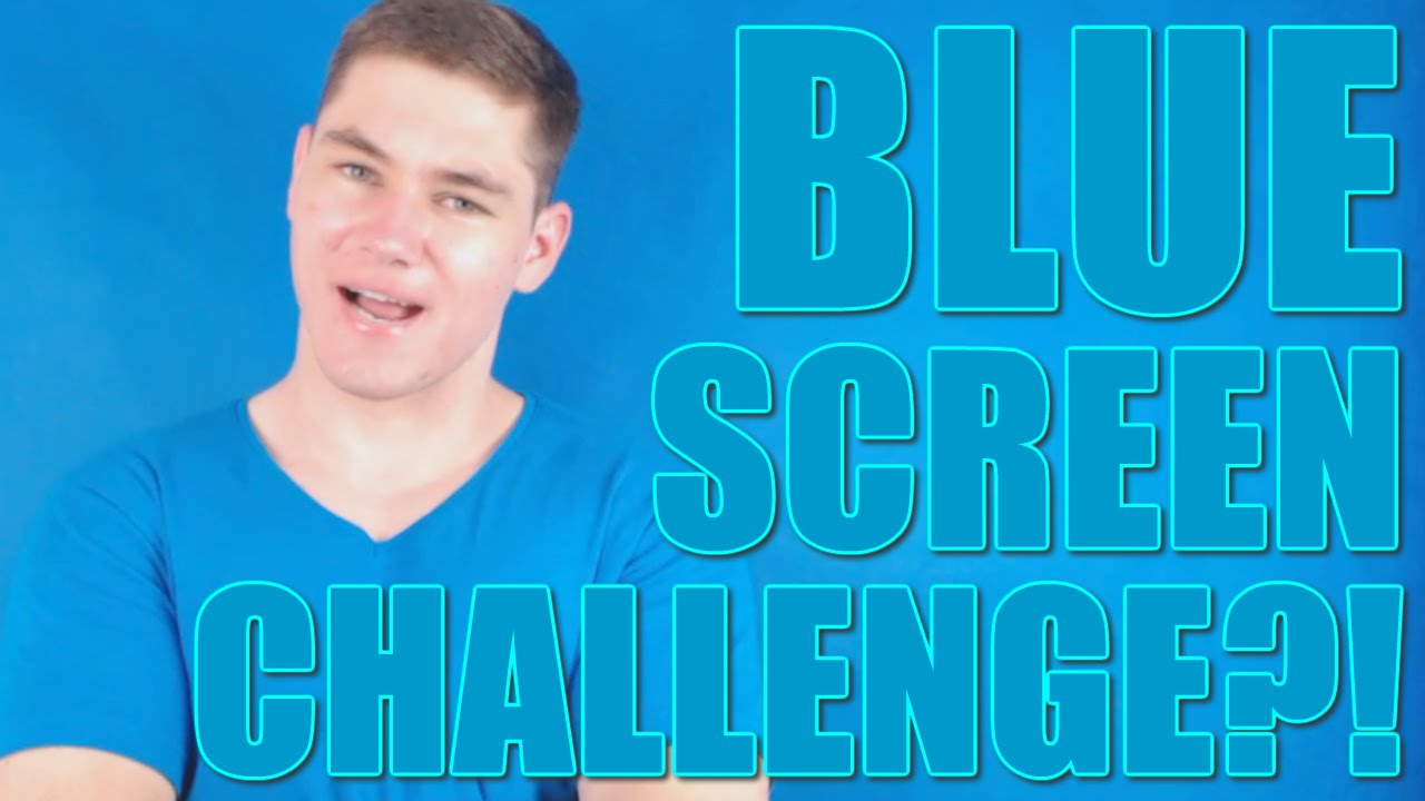BLUE SCREEN CHALLENGE?! NAJGŁUPSZY FILM EVER! XD - YouTube