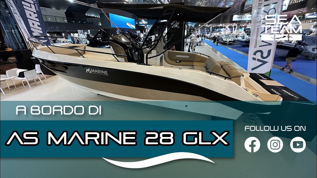 A bordo di AS marine 28 GLX - YouTube