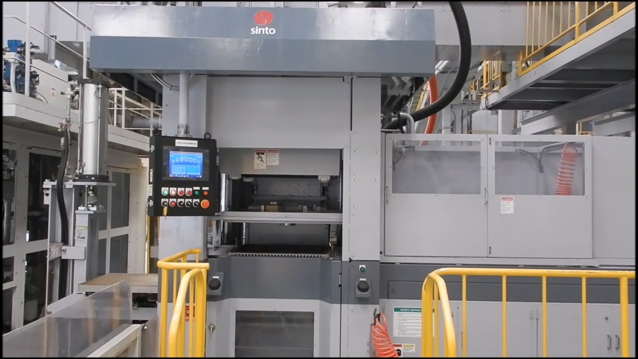 FBMX Flaskless Molding Machine by Sinto America - YouTube