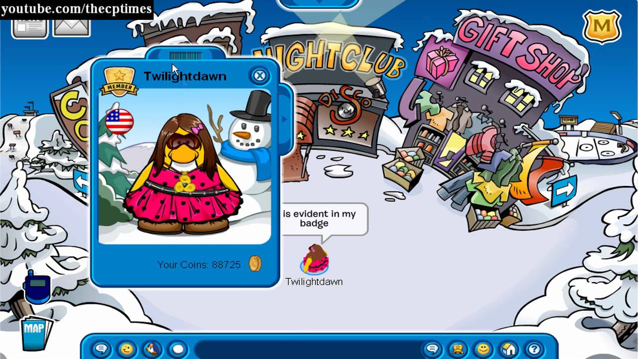 Club Penguin Membership Badge Cheat - YouTube