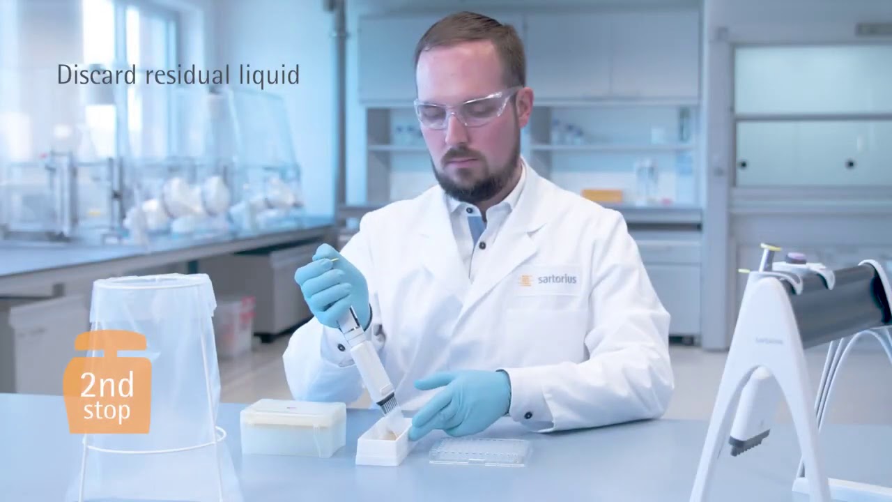 Sartorius Pipetting Proteins Without Creating Bubbles [EN] - YouTube