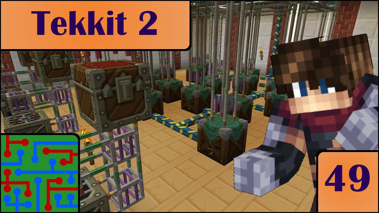 Autocrafting Sticks! | Minecraft: Tekkit 2 | Episode 49 - YouTube