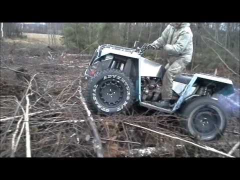 DIY Homemade ATV 1,6d 4x4 from Estonia. - YouTube