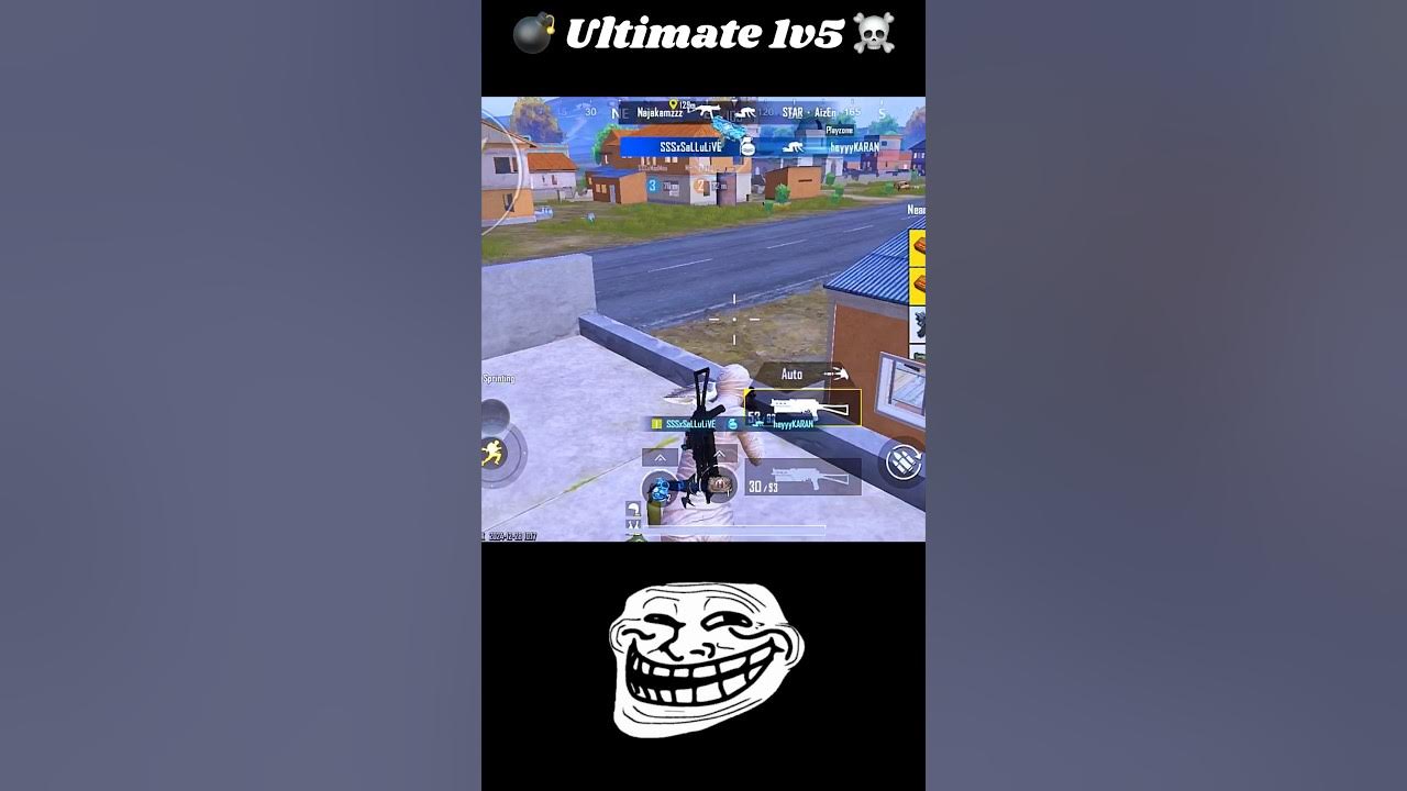 1v5 instant push 🔥 #bgmi #bgis #shorts - YouTube