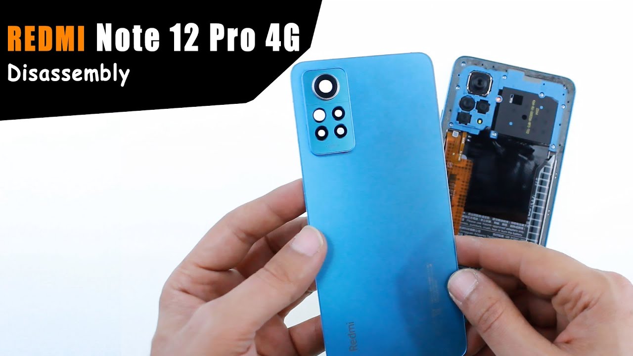 Xiaomi Redmi Note 12 Pro 4G Disassembly - YouTube
