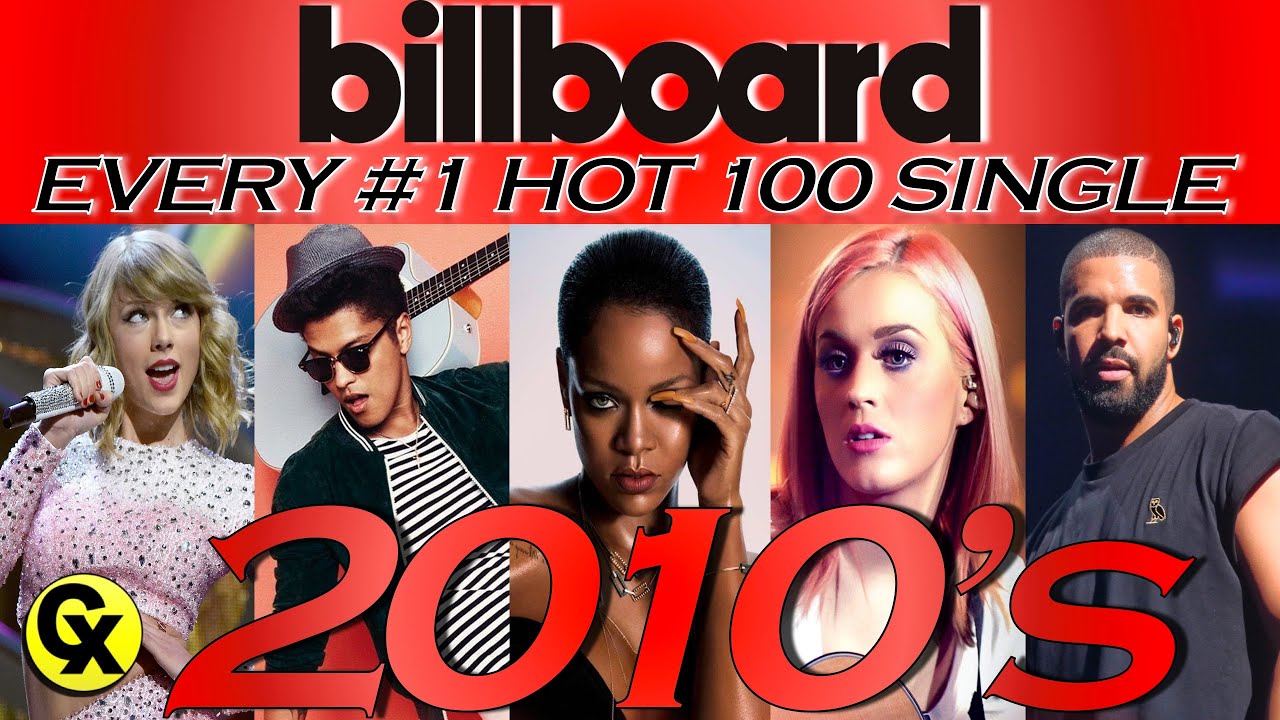 EVERY Billboard Hot 100 #1 Single of the 2010's - YouTube