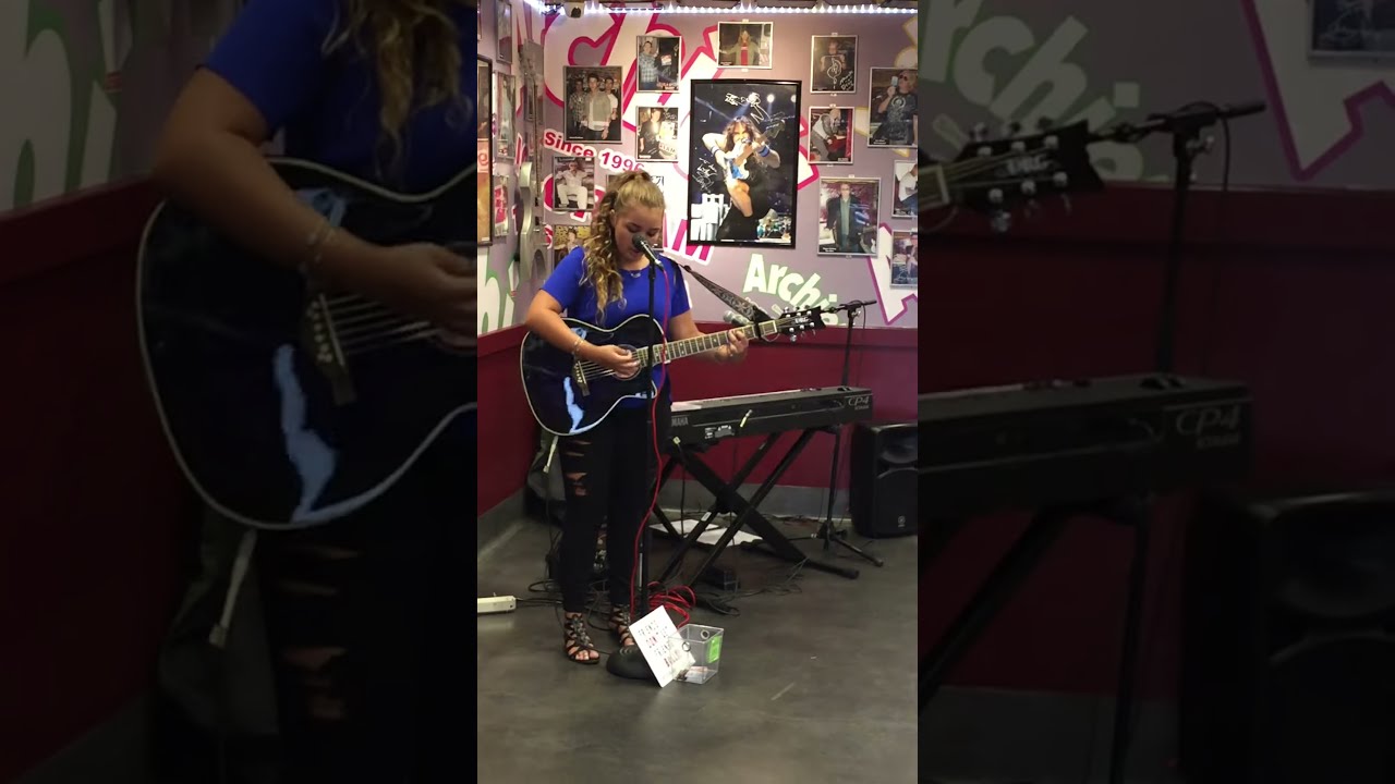 Maddy Vance Performs "Budapest" by George Ezra at Archie's Ice Cream ...