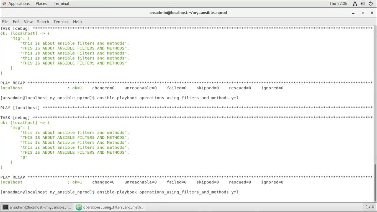 Ansible Filters and Methods for Operations - YouTube