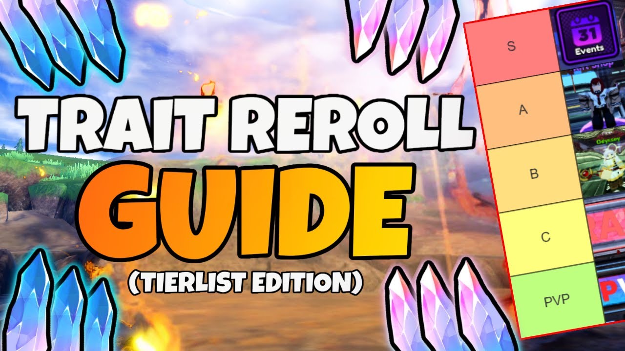 THE OFFICIAL TRAIT REROLL FARMING GUIDE (Tier List Edition) | Anime ...