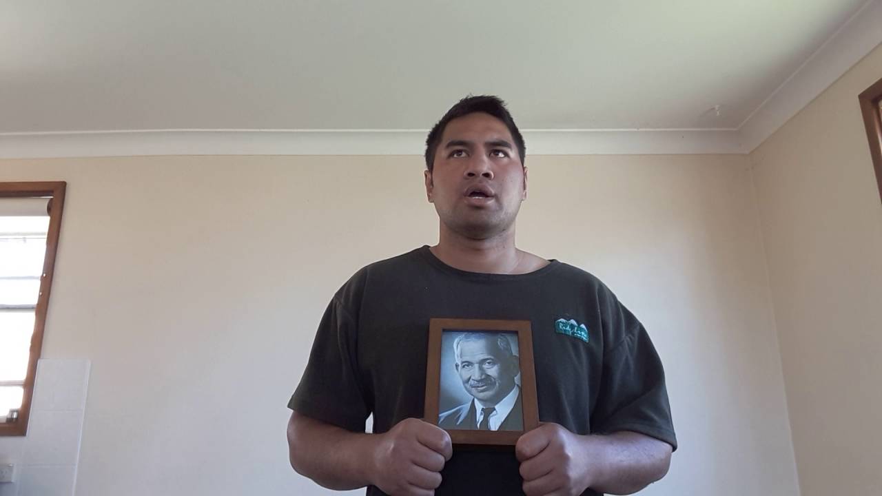 Tangata Rongonui speech - YouTube