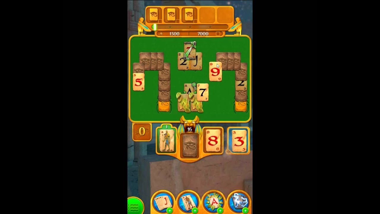 Pyramid Solitaire Saga Level 200 - YouTube