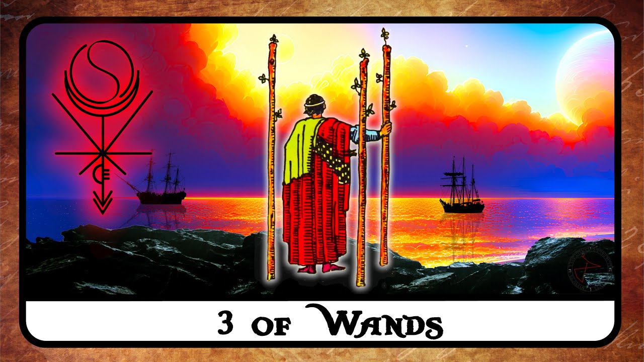 3 of WANDS Tarot Card Explained ☆ Meaning, Secrets, Reversed, Reading ...