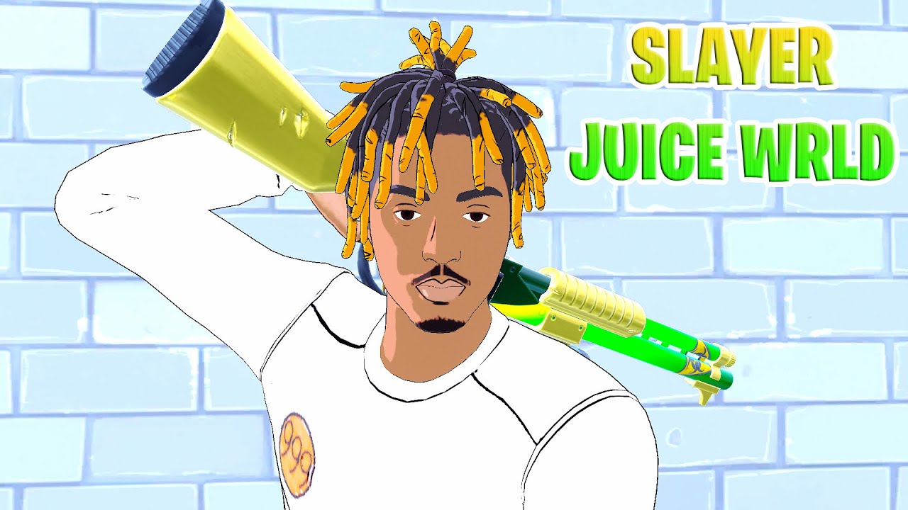 SLAYER JUICE WRLD SKIN | Gameplay | FREE SKIN (Fortnite Battle Royale ...