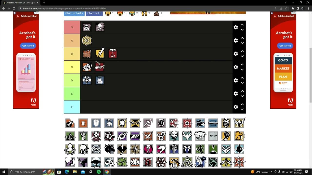 R6 SOLAR RAID - CONSOLE - DEFENDER TIER LIST! - YouTube