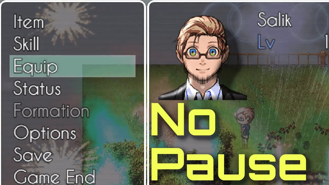 Plugging MV #44 Open Menu Without Pause in RPG Maker MV - YouTube