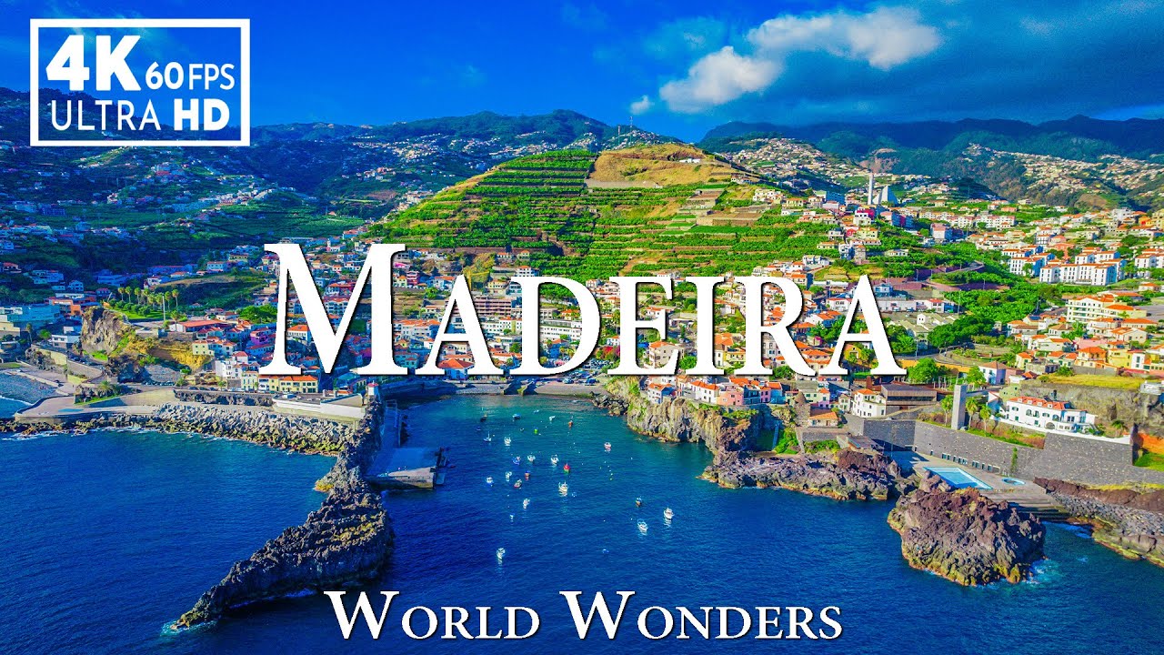FLYING OVER MADEIRA (4K UHD) - Relaxing Music Along With Beautiful ...
