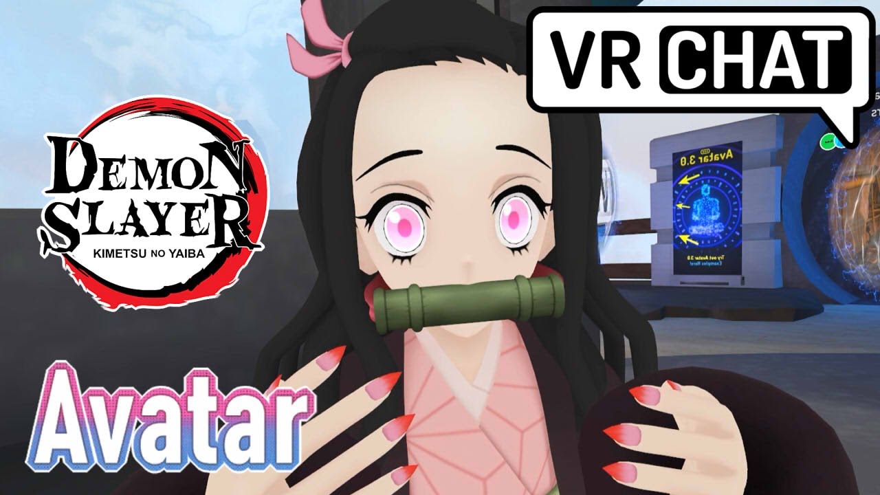 Nezuko Avatar + Halloween Nezuko Kimetsu no Yaiba VRChat - YouTube