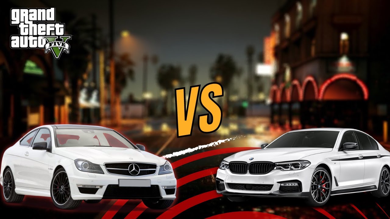 STREET RACING | AMG C63 VS BMW M5 | GTA V | CINEMATIC VIDEO - YouTube