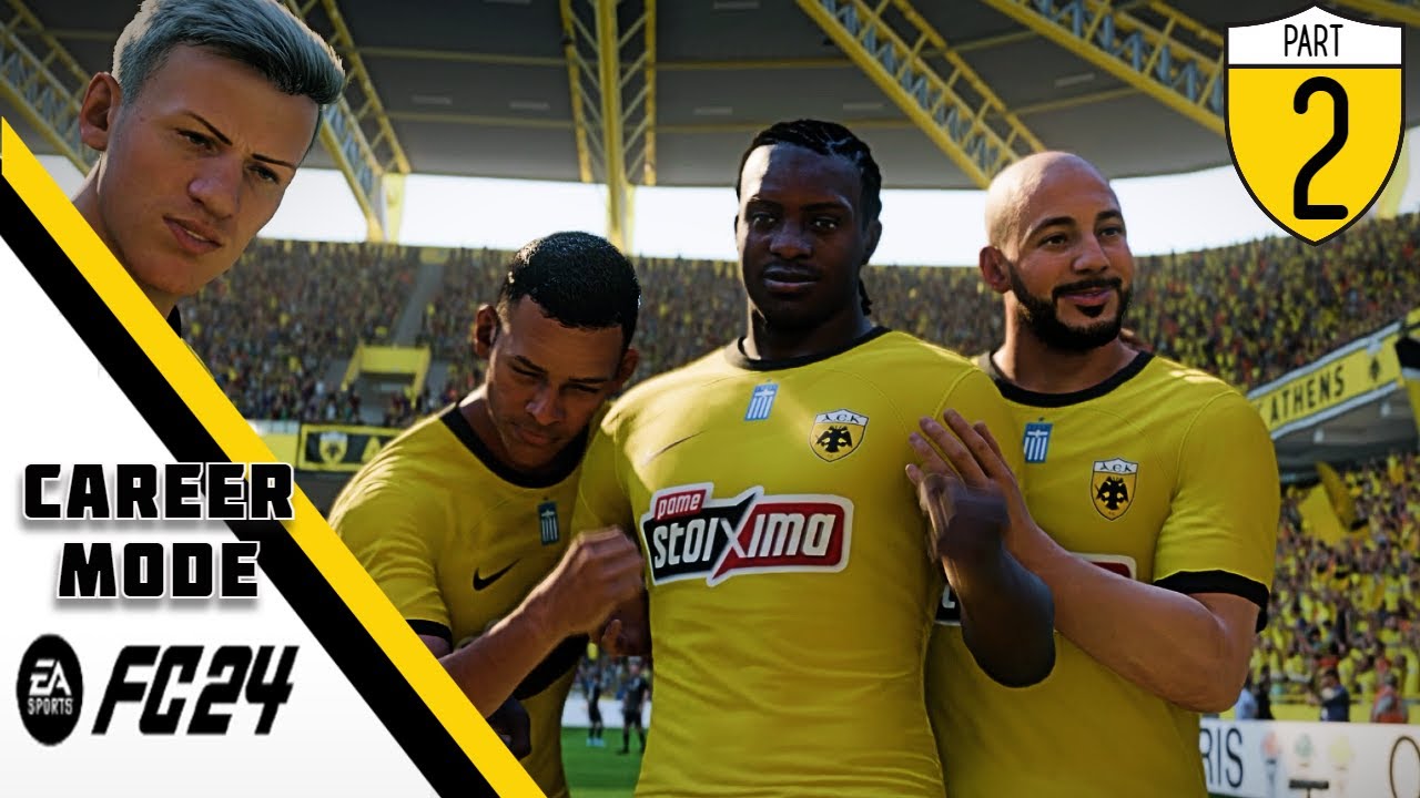 Πρώτο ΕΛΛΗΝΙΚΟ ΝΤΕΡΜΠΙ με ΠΑΟΚ! : EA FC 24 AEK Athens Career Mode ...