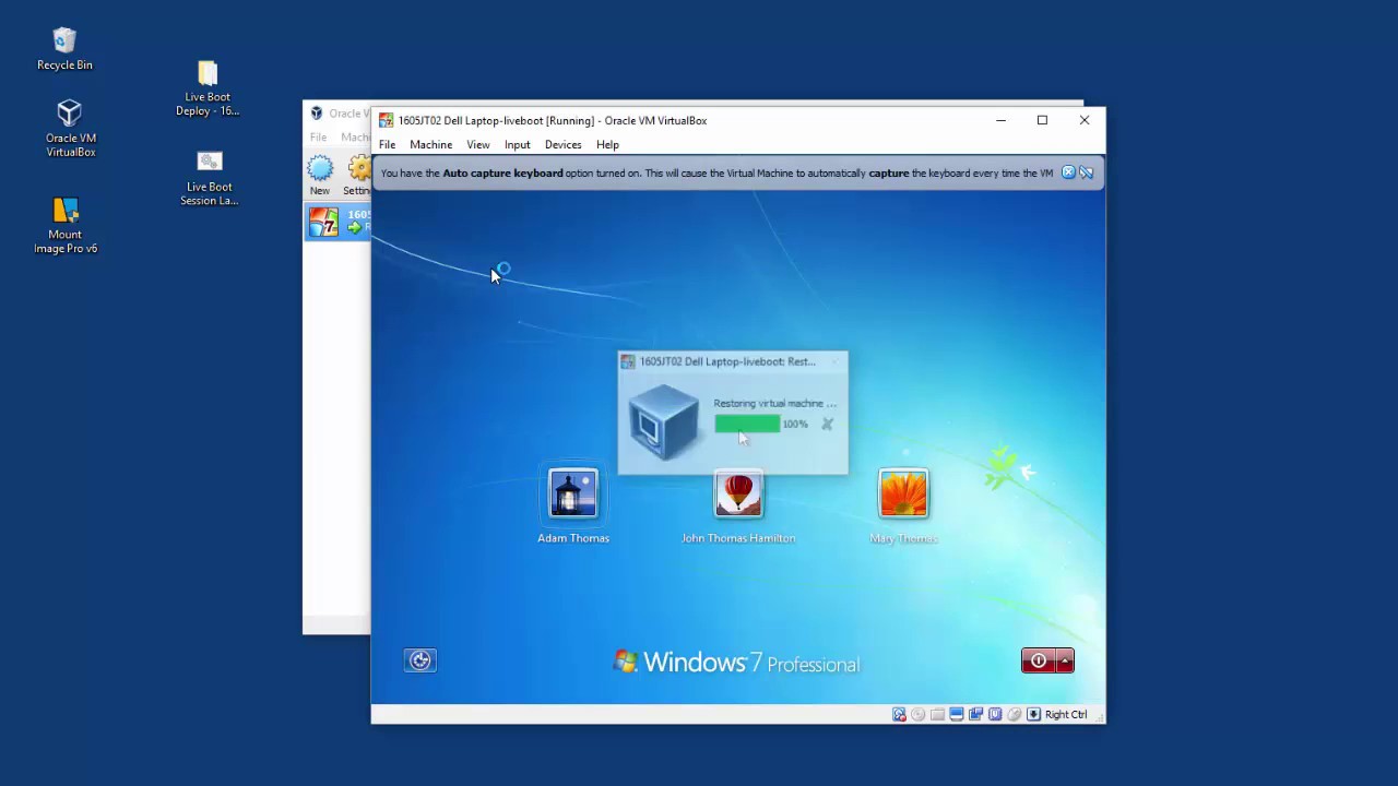 Forensic Explorer - VirtualBox Live Boot Deploy Folder - YouTube