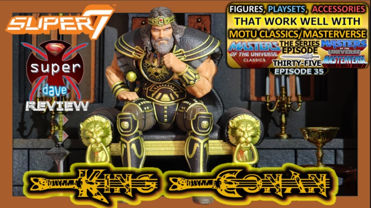 King Conan Super 7 Ultimates Action Figure FPA That work well with MOTU ...