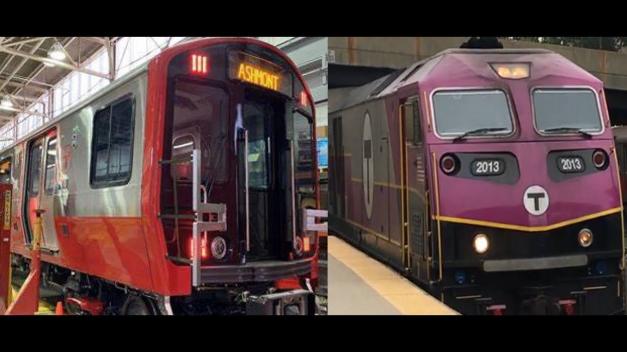 MBTA Commuter Rail/Red Line Action (Winter 2020) Part 1 - YouTube