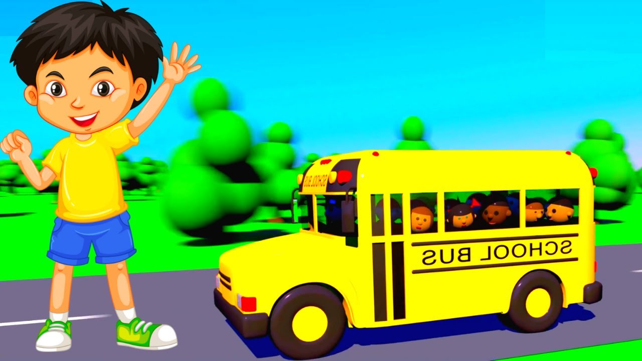 Wheels On The Bus + Fish Song | Nursery Rhymes & Kids Songs - YouTube
