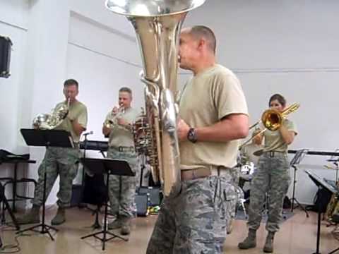 The U.S. Air Force in Panamá Tuba Tiger Rag - YouTube