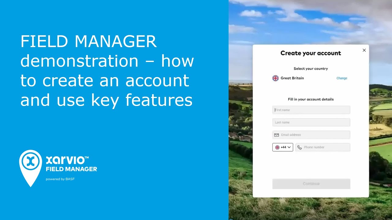FIELD MANAGER Live Demo: creating your account, and using key features ...