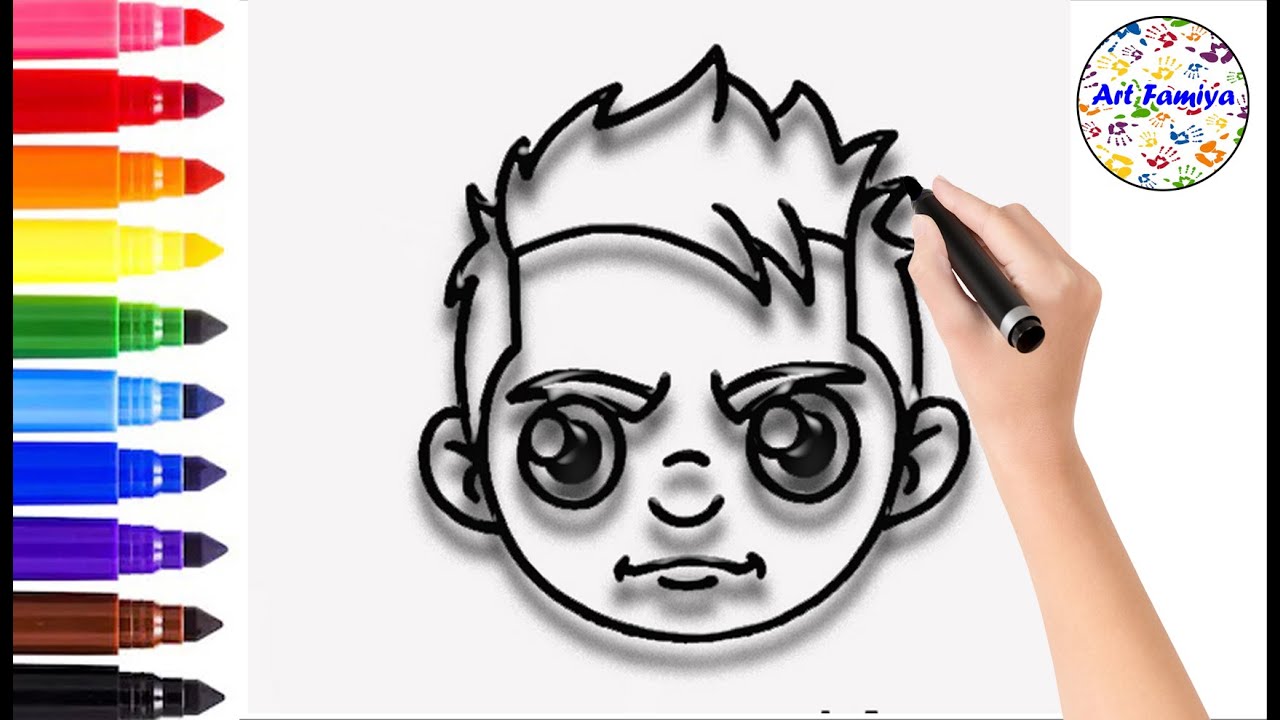 How to Sketch Nathan drake Face | Uncharted | Easy Drawings - YouTube