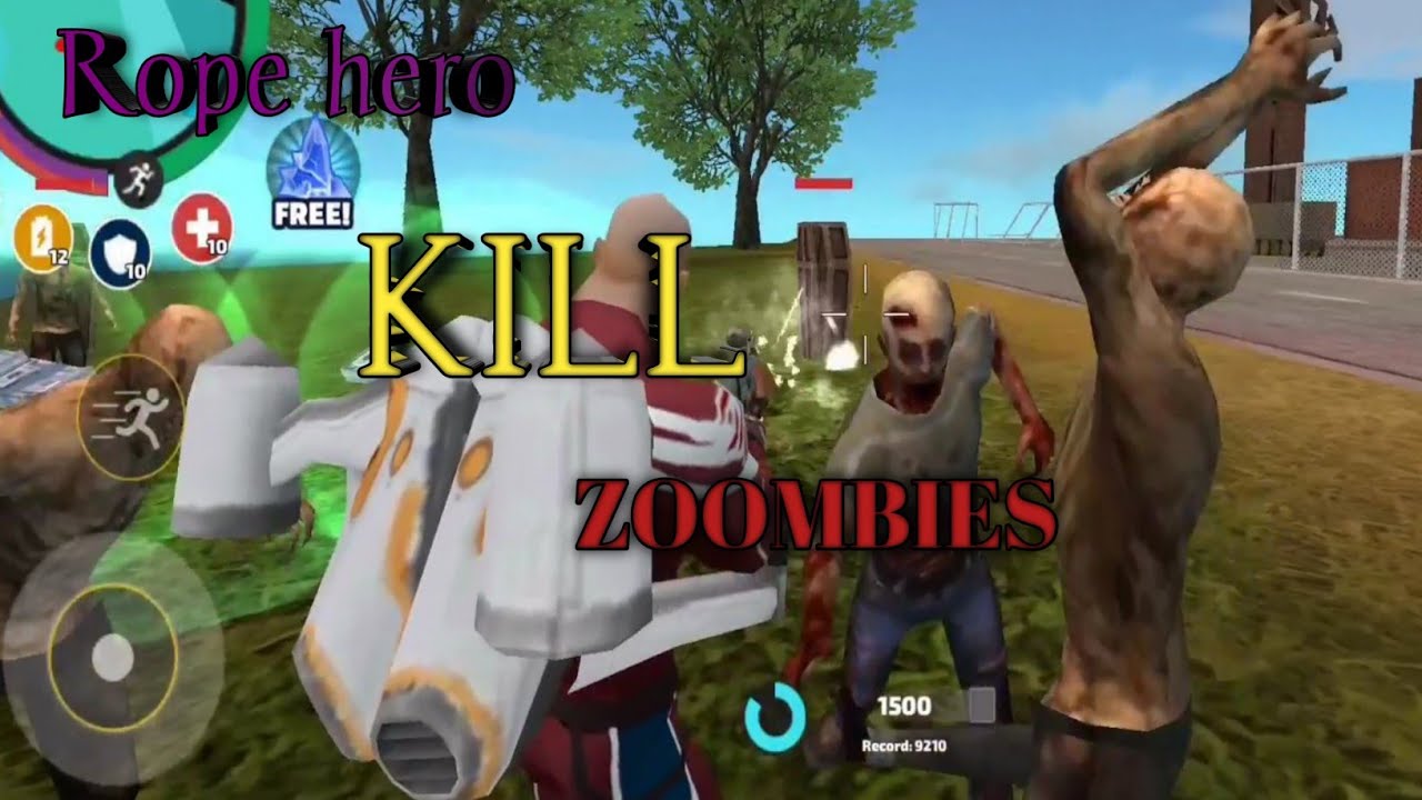 ROPE HERO KILL ZOMBIE S || Reward unlimited money - YouTube