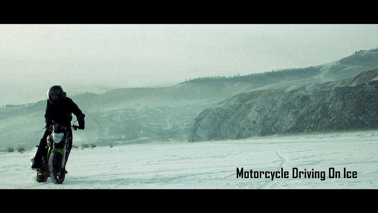 Motorcycle Driving On Ice - MotoRace75 - YouTube