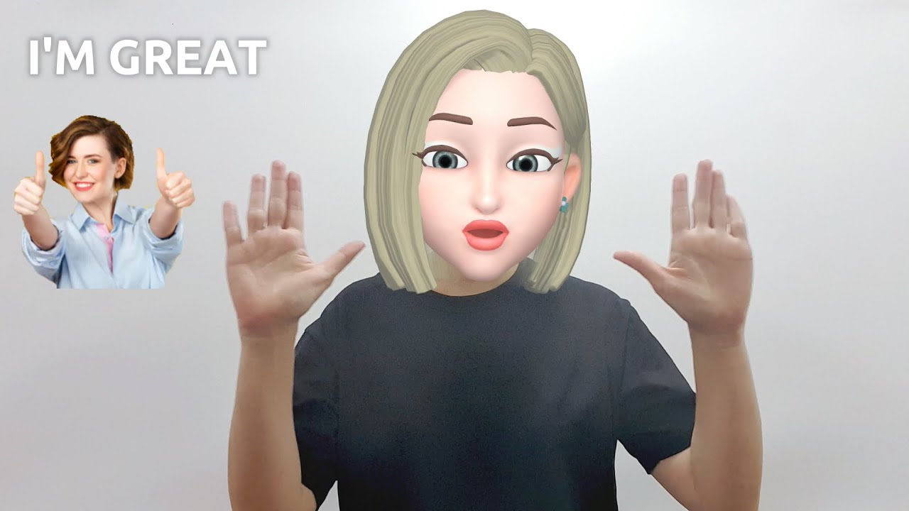 American Sign Language (ASL) Lesson: I'm Great - YouTube
